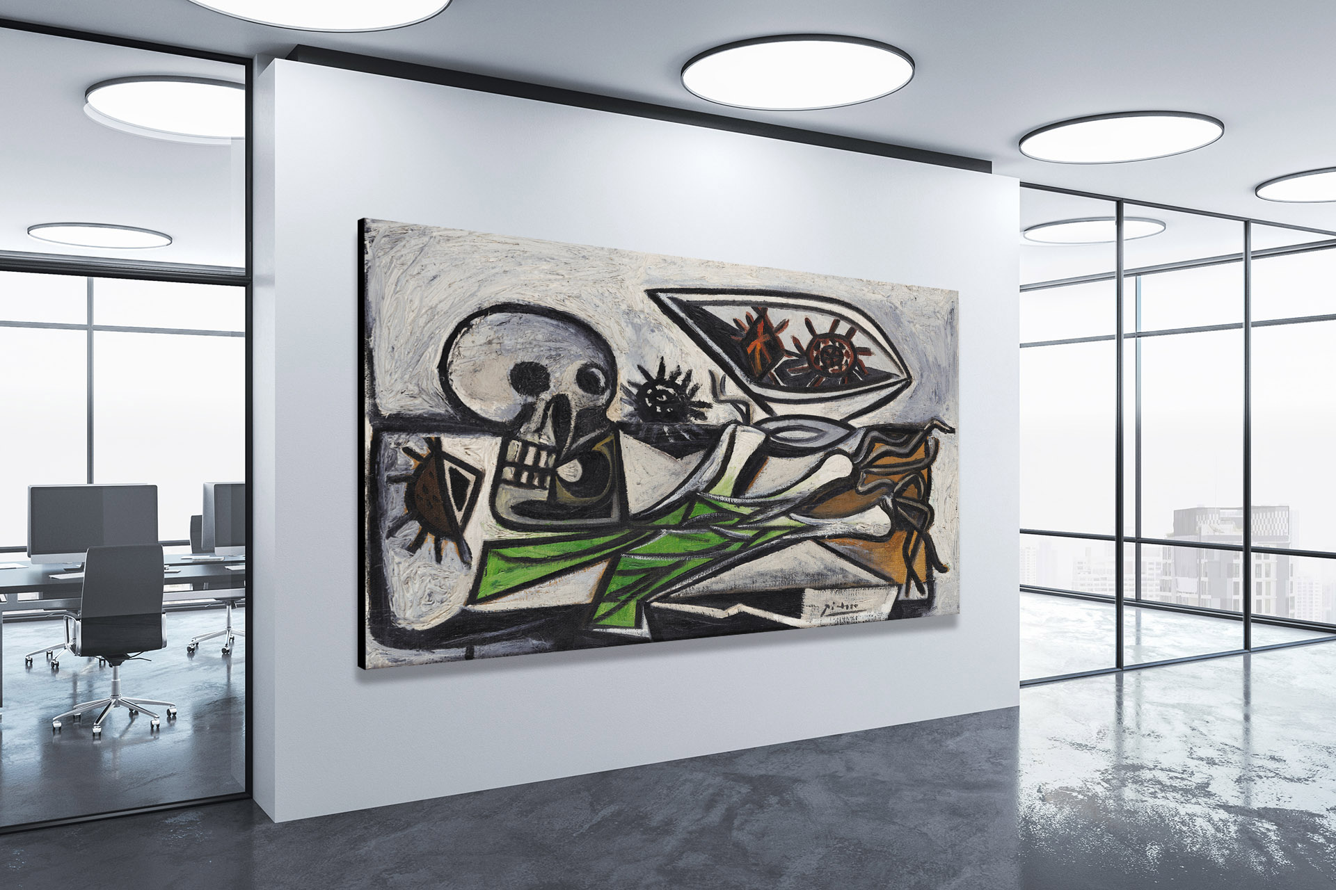 Still Life By Pablo Picasso 1947 Canvas Wrap